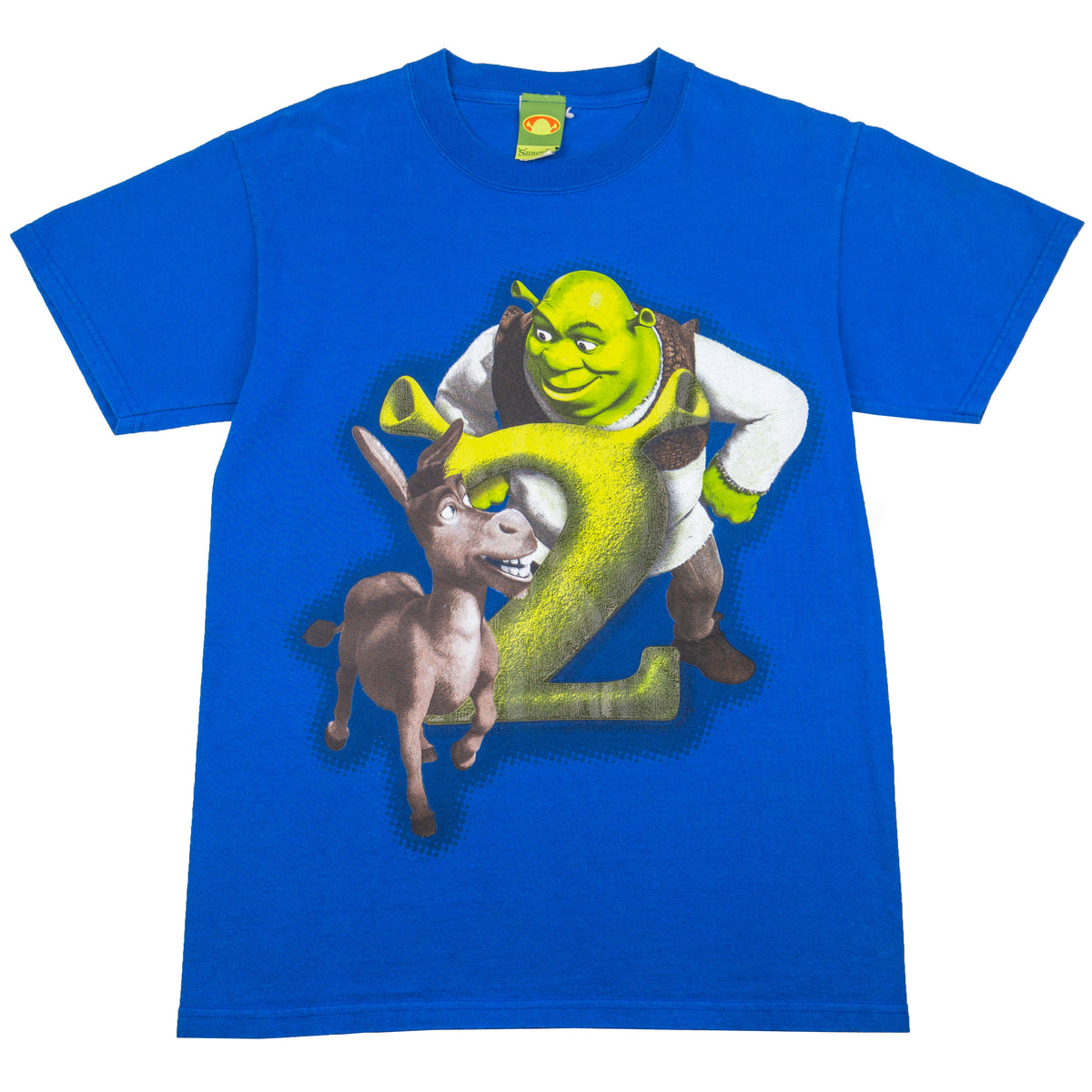 Vintage Blue Shrek 2 Promo Tee (2004) – On The Arm