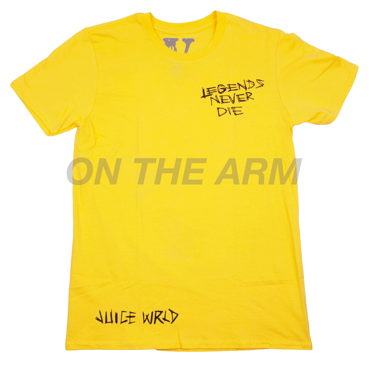 VLONE Yellow Juice Wrld Inferno Tee – On The Arm