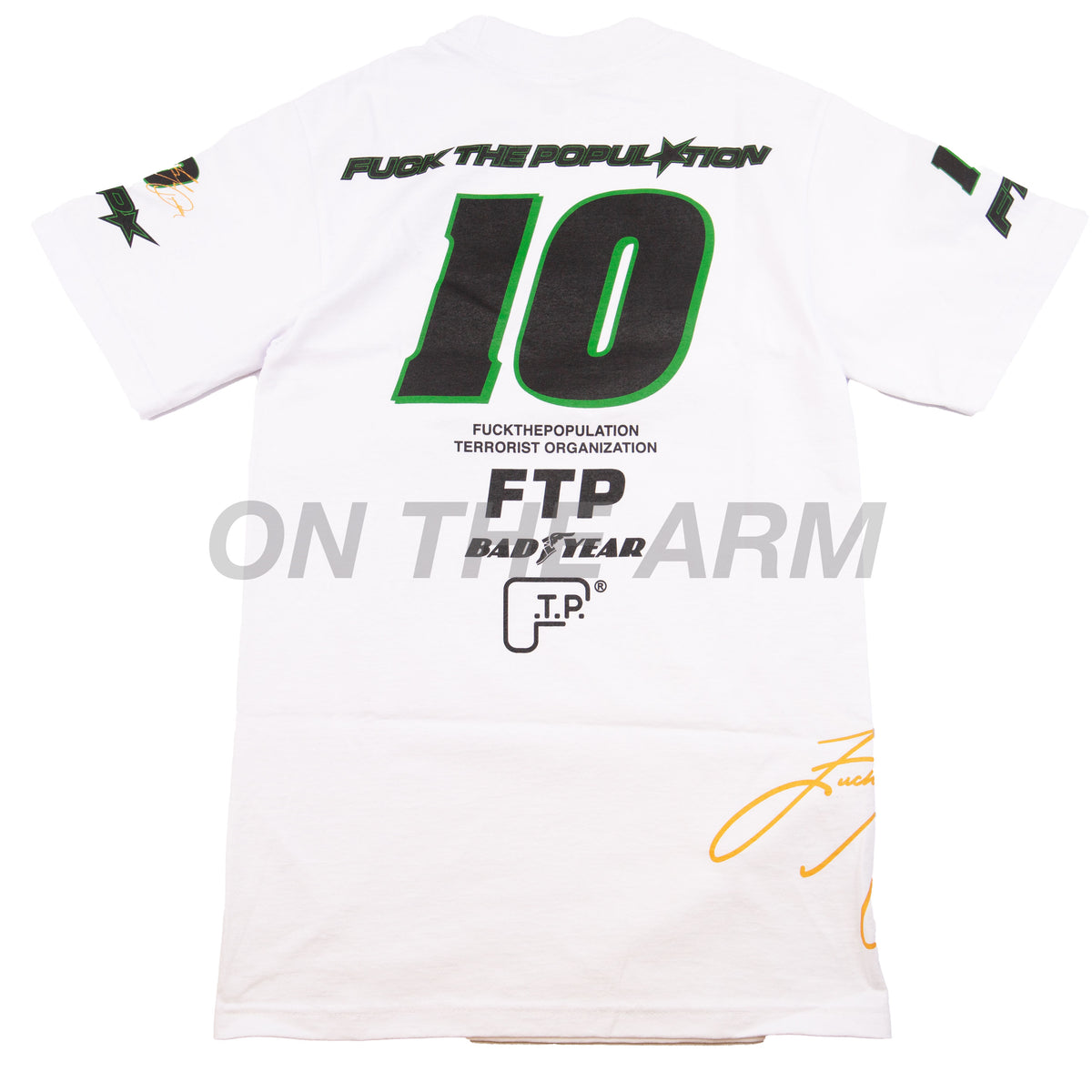 FTP White Pit Crew Tee – On The Arm