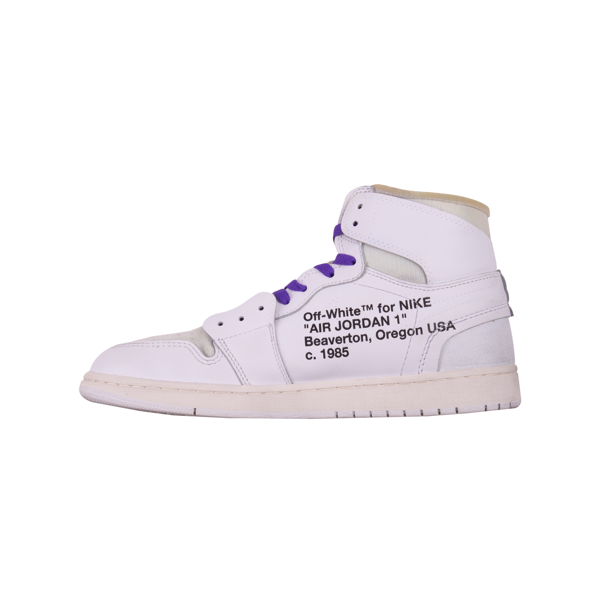Nike White Off-White Euro Jordan 1 – On The Arm