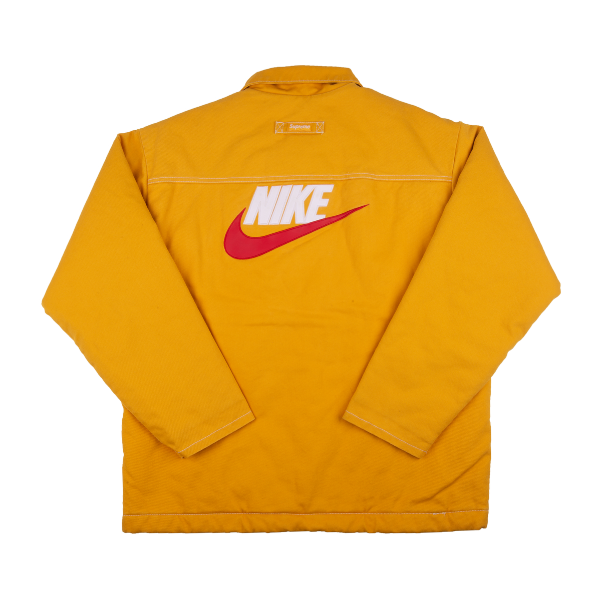 Supreme Mustard Nike Zip Work Jacket – On The Arm