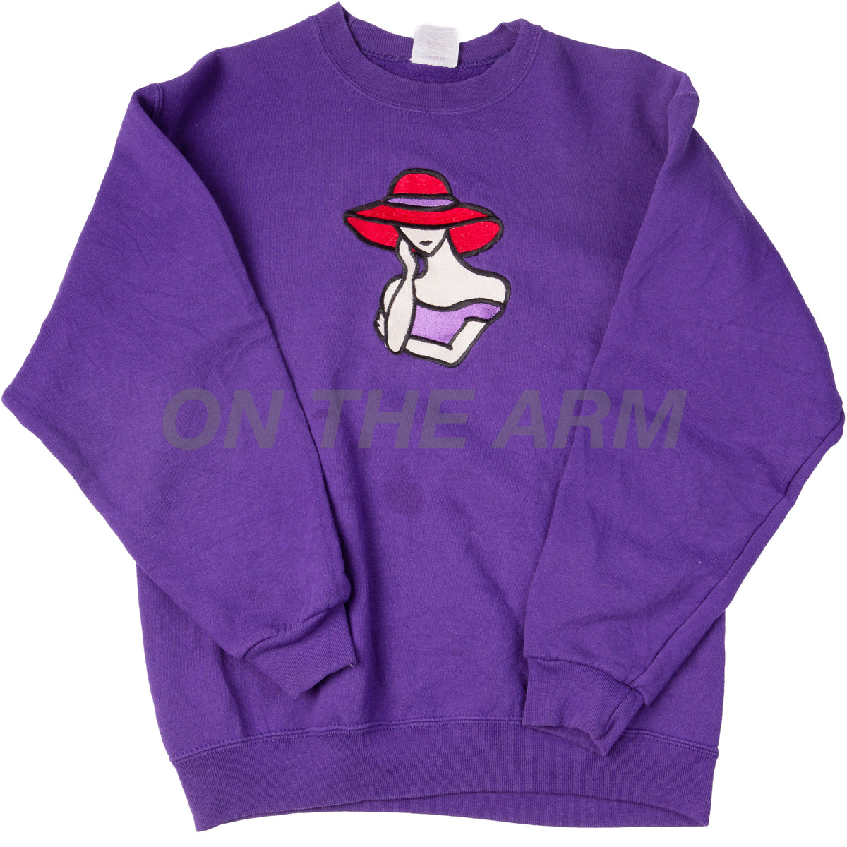 Vintage Purple Woman Crew (1990's) – On The Arm