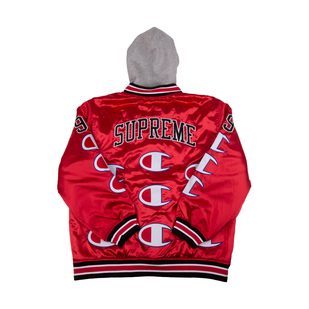 Supreme Champion Red Hooded Jacket – On The Arm