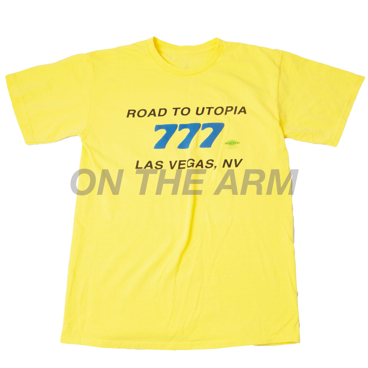 Travis Scott Yellow Utopia Lucky 7 Tee – On The Arm